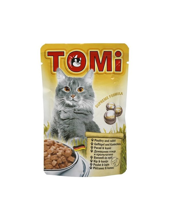 Tomi Cat Adult Piletina&Zečetina kesica 100g