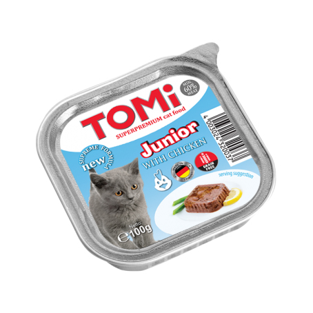 Tomi Cat Kitten Piletina pašteta 100g
