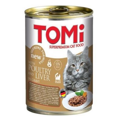 Tomi Cat Živina&Jetra konzerva 400g