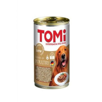 Tomi Dog 3 vrste živine konzerva 400g