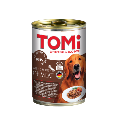 Tomi Dog 5 Vrsta Mesa konzerva 1200g