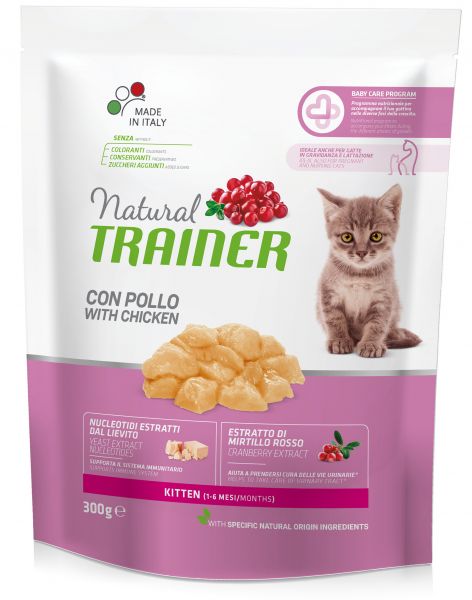 Trainer Cat Kitten Natural Chicken 0.3 KG