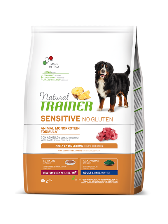 Trainer Dog Adult M&L Sensitive No Gluten Lamb 3 KG