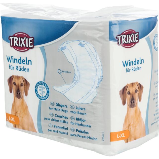 Trixie Dog pelene za mužjake L/XL 60-80cm 12kom