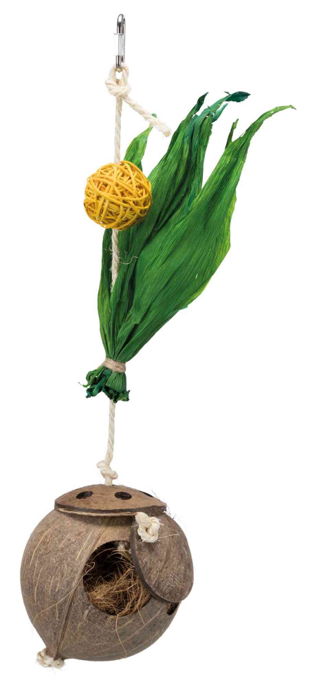 Trixie igračka za papagaje kokos sa kanapom