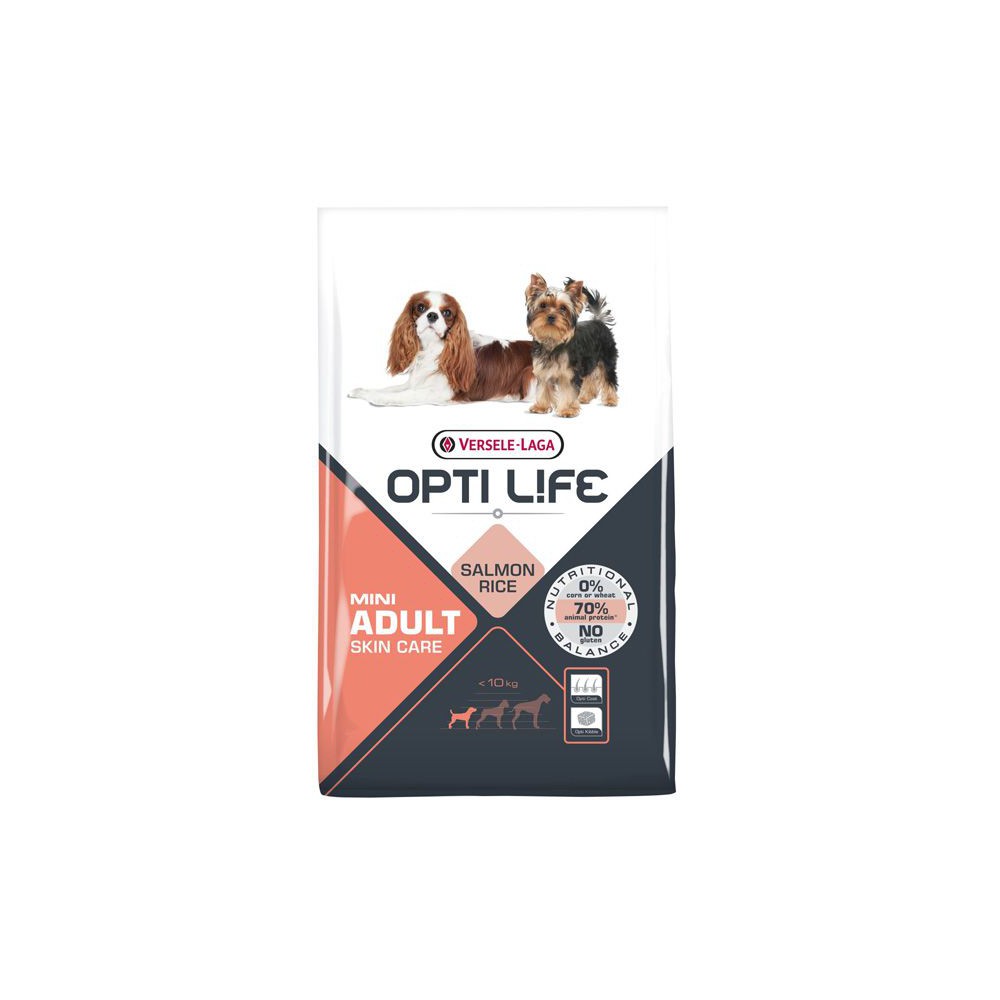 Versele-Laga Opti Life Dog Adult Mini Skin Care Salmon&Rice 2.5kg