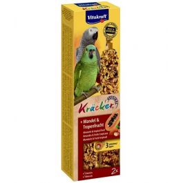 Vitakraft Bird Kreker za velike papagaje badem&tropsko voce 2kom 180g