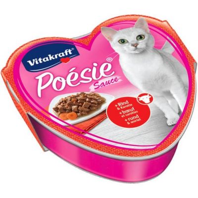 Vitakraft Cat Poesie Govedina&Šargarepa u sosu 85g