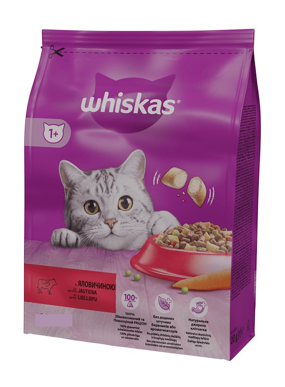 Whiskas Cat Adult Govedina 1.4 KG