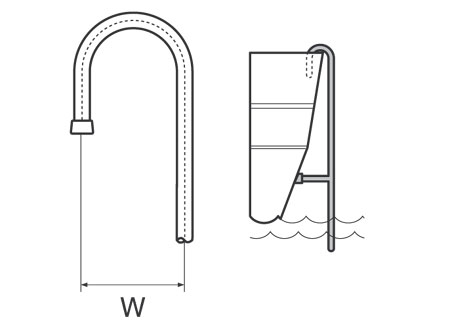 Čep za kraj merdevina PVC