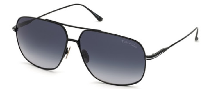 TOM FORD JOHN TITANIUM Sunčane naočare 0FT0746 01W62