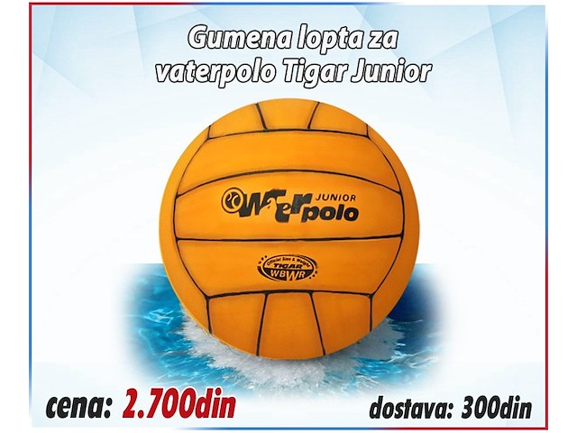 Gumena lopta za vaterpolo Tigar Junior