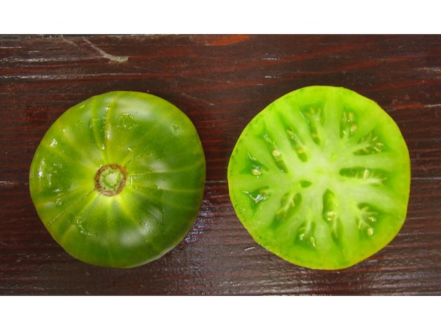 Zeleni Beefsteak paradajz (odlican!) heirloom seme