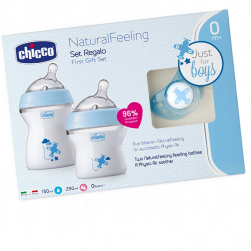 Chicco poklon set Naturalfeeling za dečake