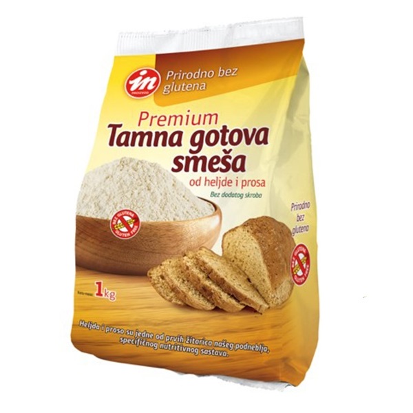 PREMIUM TAMNA GOTOVA SMEŠA OD HELJDE I PROSA ALEKSANDRIJA 1KG