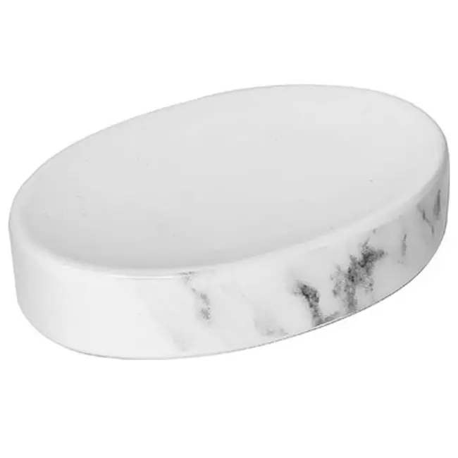 DRŽAČ SAPUNA KERAMIKA MARBLE BELA TENDANCE