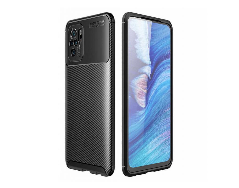 Futrola Defender Carbon - Xiaomi Redmi Note 10/Redmi Note 10S crna