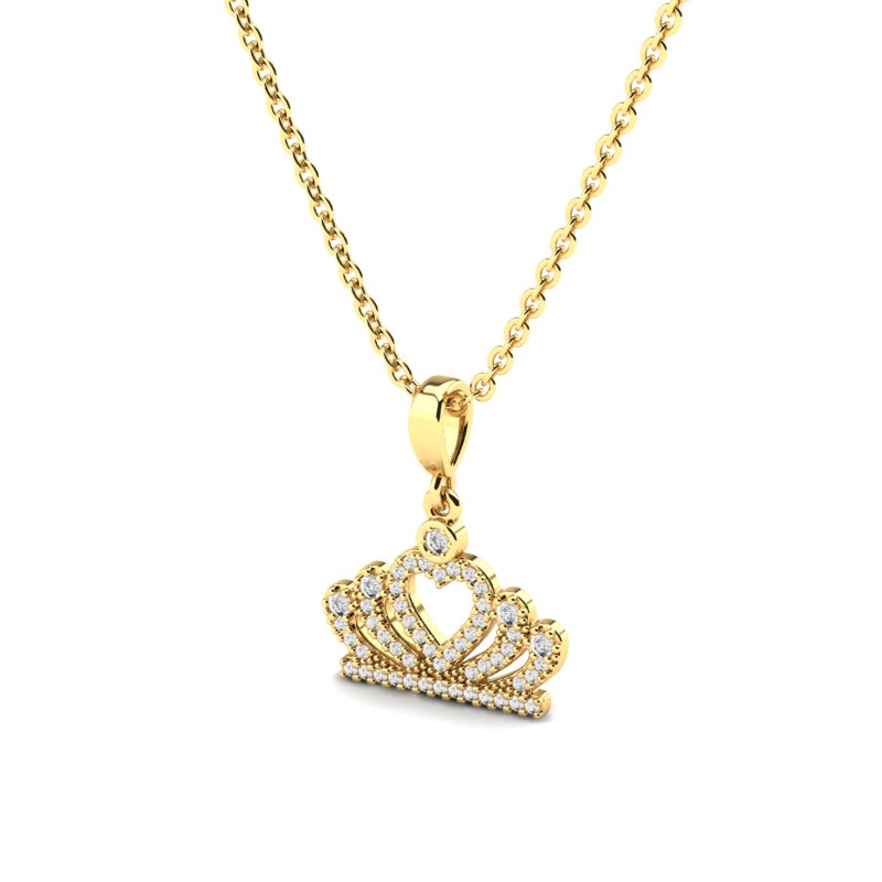 Zlatna ogrlica sa cirkonima Elif