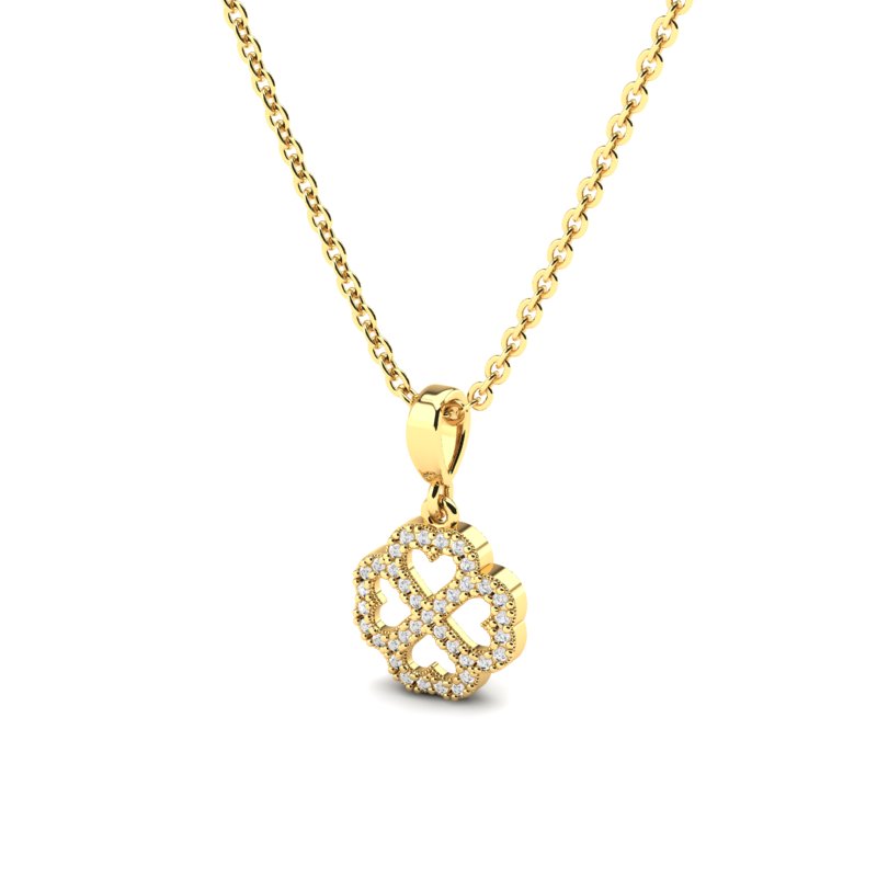 Zlatna ogrlica sa cirkonima Zeynep