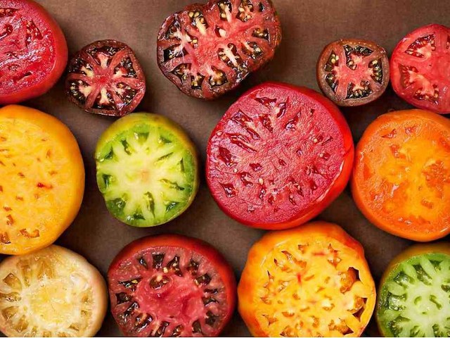 Rainbow beefsteak paradajz (seme) stare Heirloom sorte