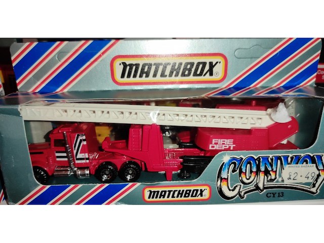 Matchbox Convoy Peterbilt Fire Dept