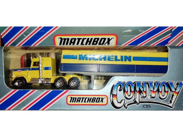 Matchbox Convoy Peterbilt Michelin