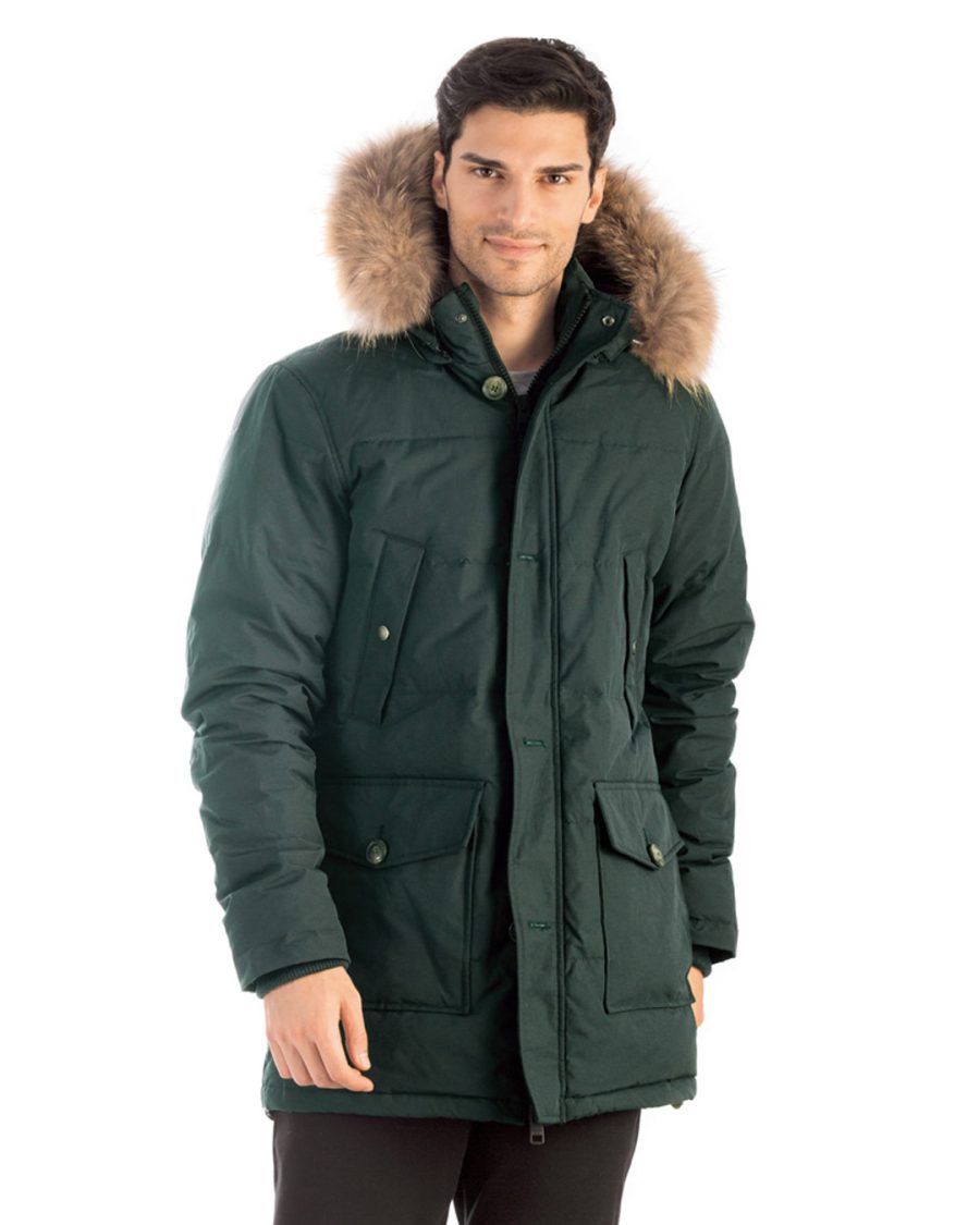 Muška zimska jakna – Sportska i Casual – Invento Harry – Zelena
