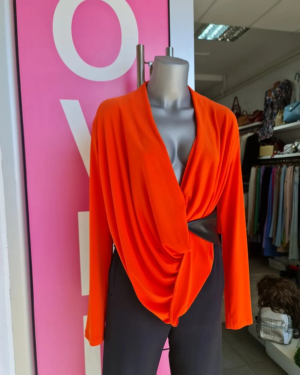 Bluza asimetričnog kroja – Narandžasta (36)