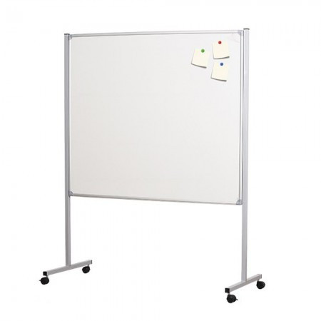 Dual board, dvostrana magnetna tabla sa postoljem, 120 x 140cm ( 492046 )