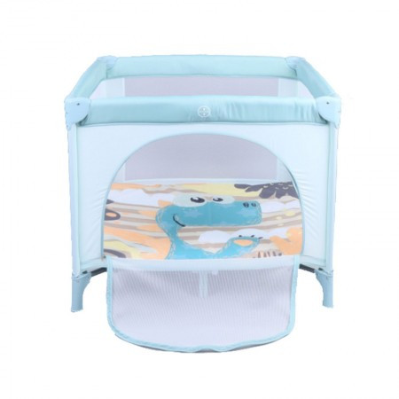 KikkaBoo prenosiva ogradica enjoy dino mint ( KKB50011 )