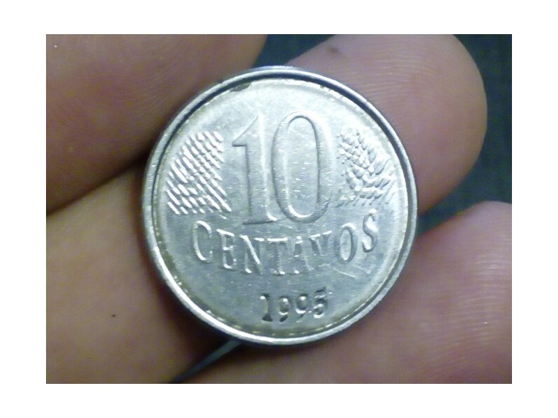 Brazil, 10 centavos 1995