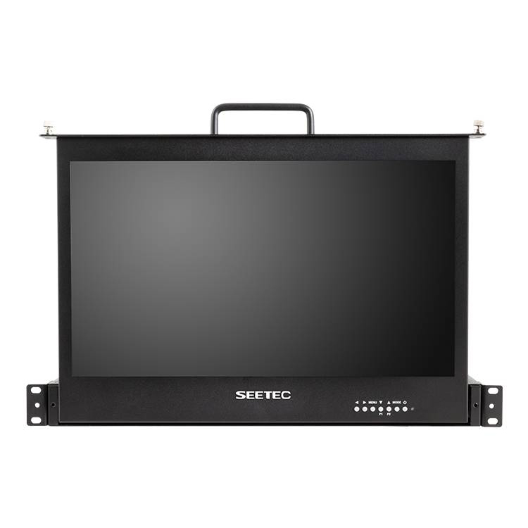 Seetec 17.3" 1RU Pull Out Rack Mount Monitor Full HD SC173-HD-56