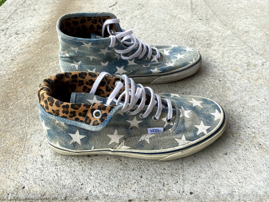 Vans leopard/zvedice motiv