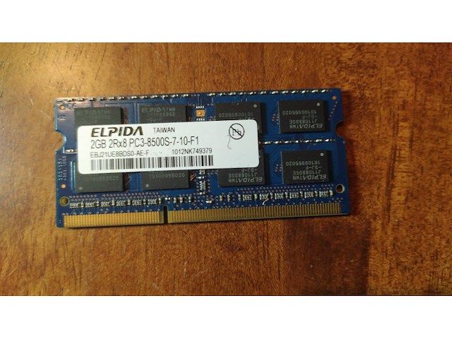 Ram memorija 2GB DDR3 Elpida , 1066MHz