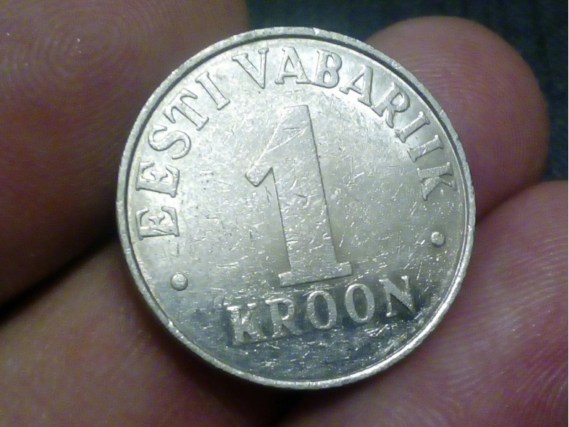 Estonija, 1 kruna 1993