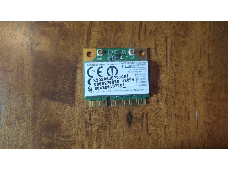 Wireless kartica AR5B225 , skinuta sa Toshiba L855