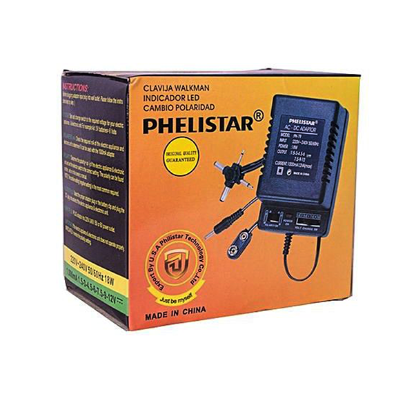 Phelistar 12V 1000mA AC-DC Punjač za bateriju za hranilicu