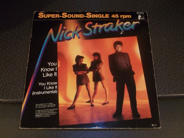 Nick Straker - You Know I Like It Funk Electro