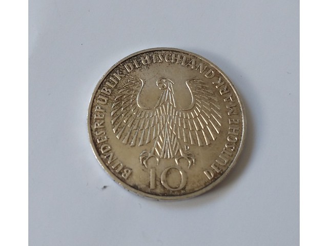 SREBRENJAK 10 DM OLYMPIADE 1972. Made in Germany