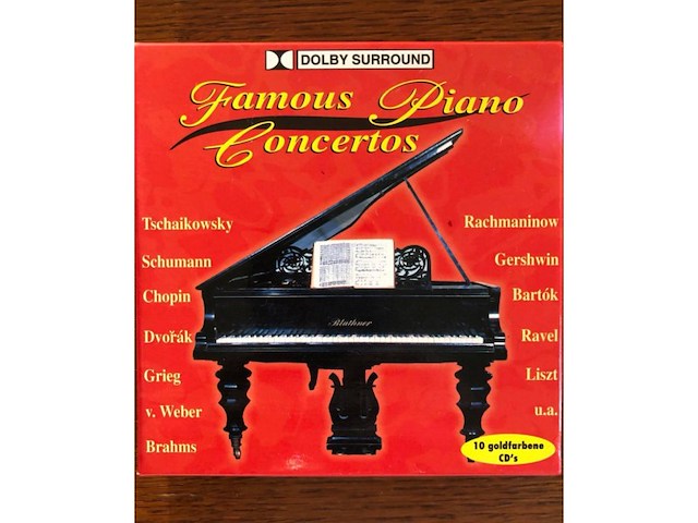 Famous Piano Concertos 9 cd