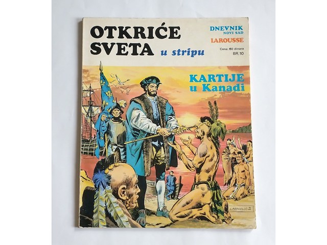 strip OTKRIĆE SVETA br. 10 Kartije u Kanadi