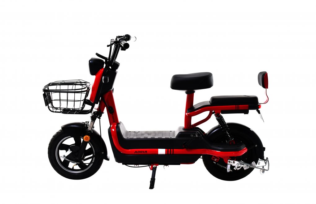 Električni bicikl FN-48 crveno-crni