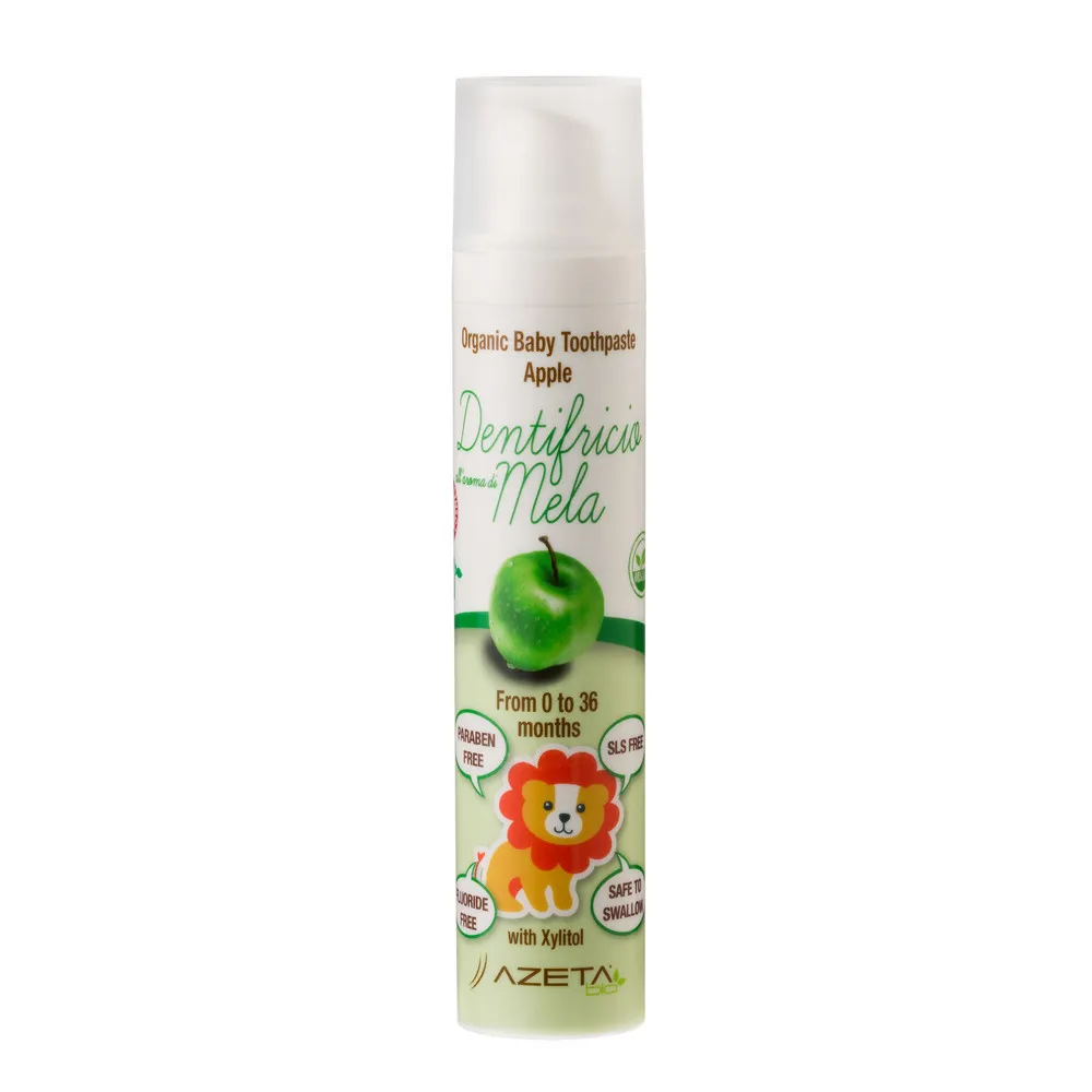 AZETA BIO ORGANSKA PASTA ZA ZUBE JABUKA 50ML, 0-36M