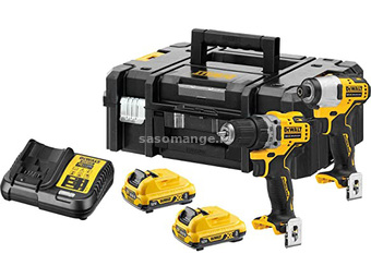 DeWalt set akumulatorskog alata DCK2110L2T bušilic-odvijač, udarni odvijač