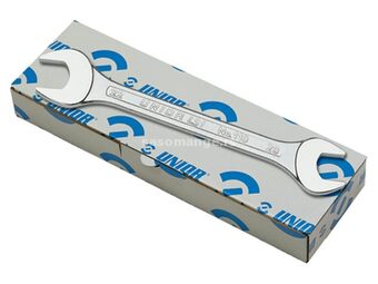 UNIOR Garnitura dvostr. viljuškastih ključeva 110/1-8CB, 6-22mm 8 del. hromiran art. 600105 152196
