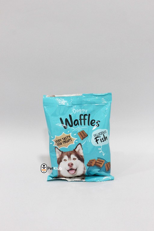 Doggy Waffles Fish poslastica 150g