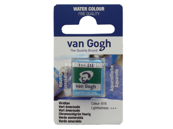 TALENS Van Gogh Water Colour Pan - Akvarel boja u panu HROM OKSID ZELENA 13g 687616