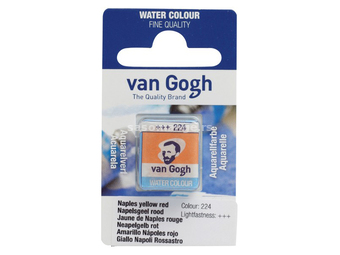 TALENS Van Gogh Water Colour Pan - Akvarel boja u panu NAPULJSKO ŽUTA CRVENA 13g 687224