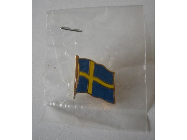 Države `Zastava Švedske` (na amerikaner kopču)
