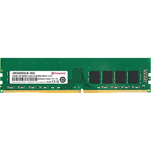 Transcend 16GB 3200 DDR4 Memorija | JM3200HLB-16G